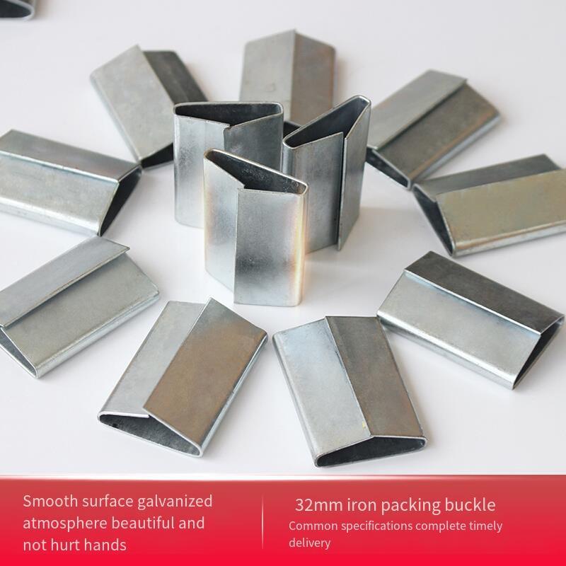 6 Pieces Sheet Metal Packing Buckle 32mm Steel Belt Buckl; ECVV TR ...