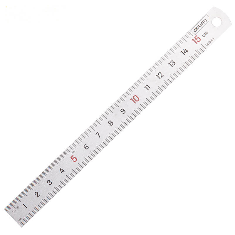 Deli 50 Pieces Straight Steel Ruler 150mm Rulers DL8015; ECVV TR – ECVV.TR